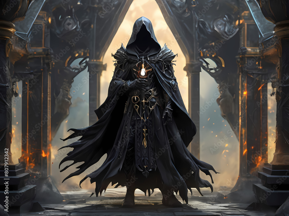 anime, dead, the death, skull, power, villain, halloween, man ...