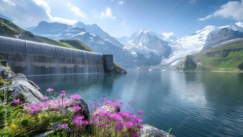 Hydropower generation in Swiss Alps sustainable energy source to combat ...