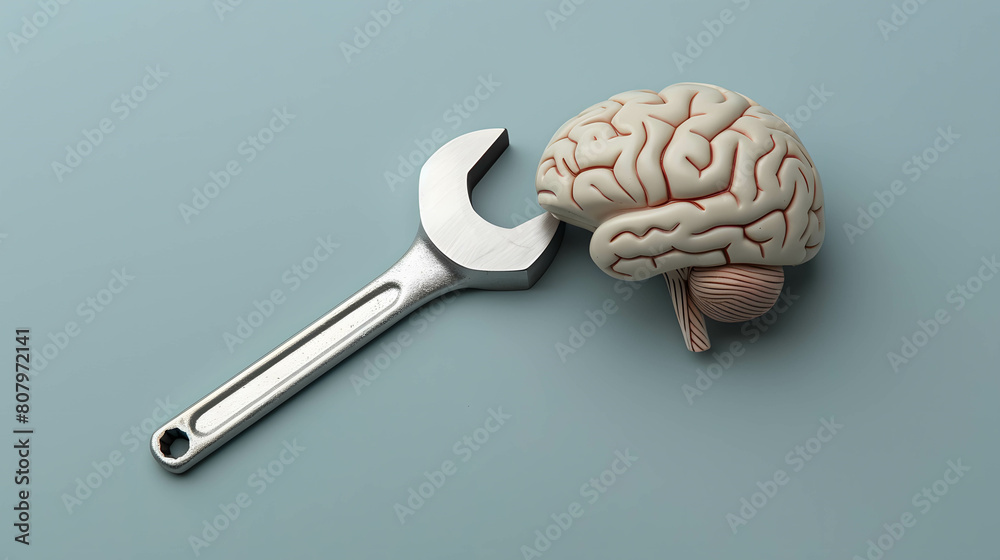 Nurturing, repairing, fixing, and restoring the brain concept ...