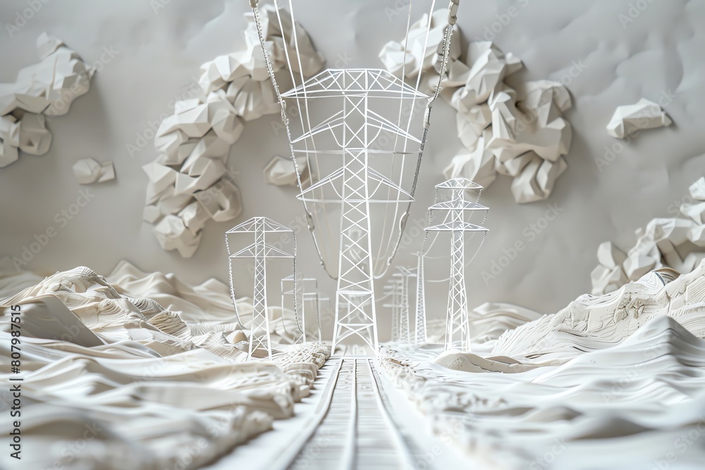 Sculpt a clay sculpture representing a unique perspective of power ...