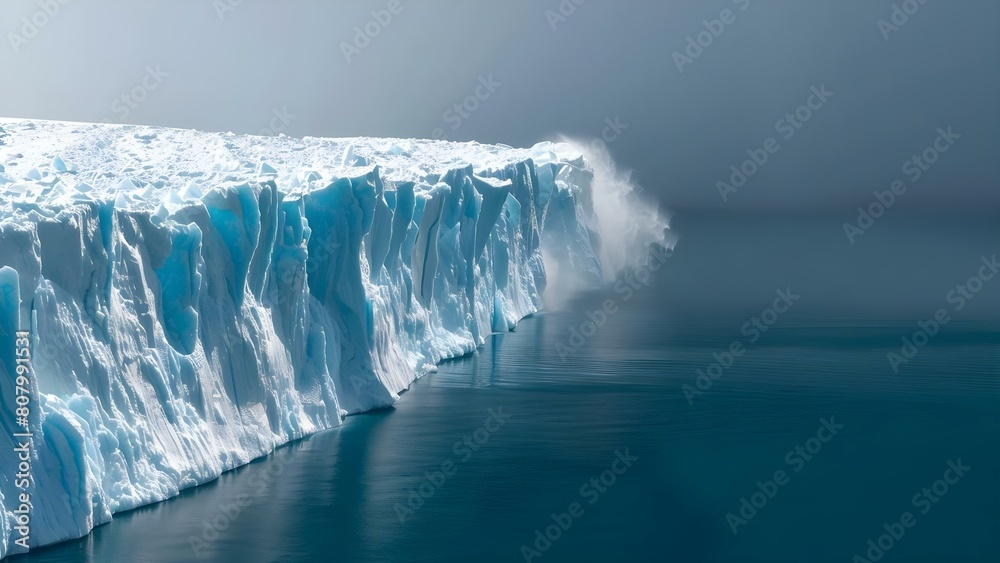 Antarctic glacier melting visually highlights urgent consequences of ...