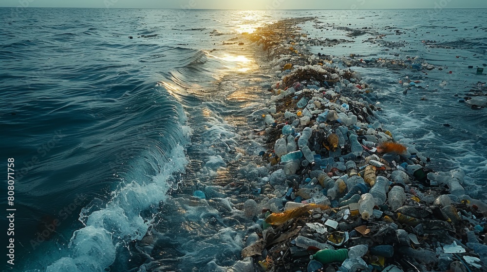 Seawater pollution, serious ocean pollution, marine garbage, World ...