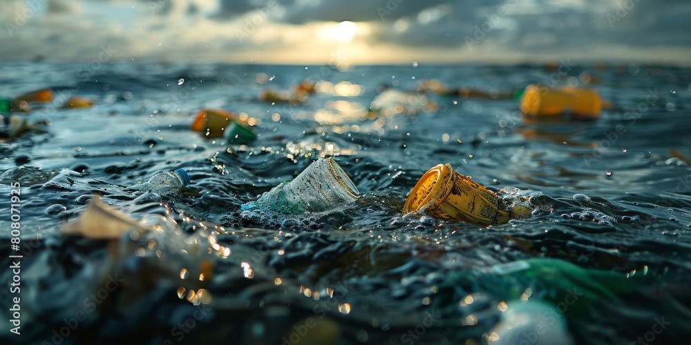 Seawater pollution, serious ocean pollution, marine garbage, World ...