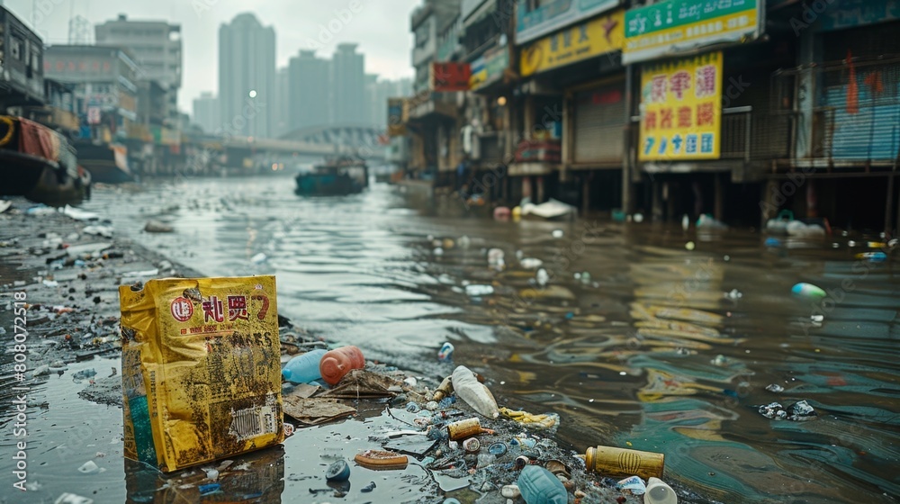 Seawater pollution, serious ocean pollution, marine garbage, World ...