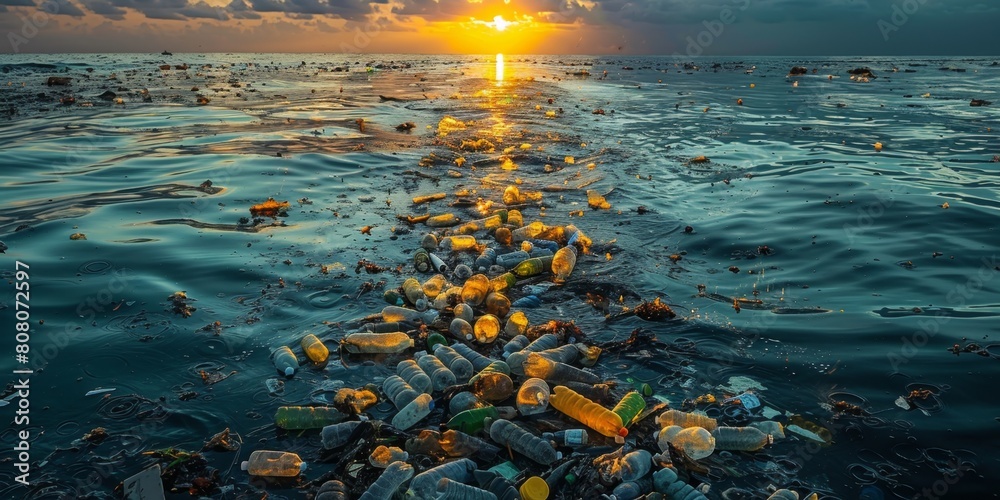 Seawater pollution, serious ocean pollution, marine garbage, World ...