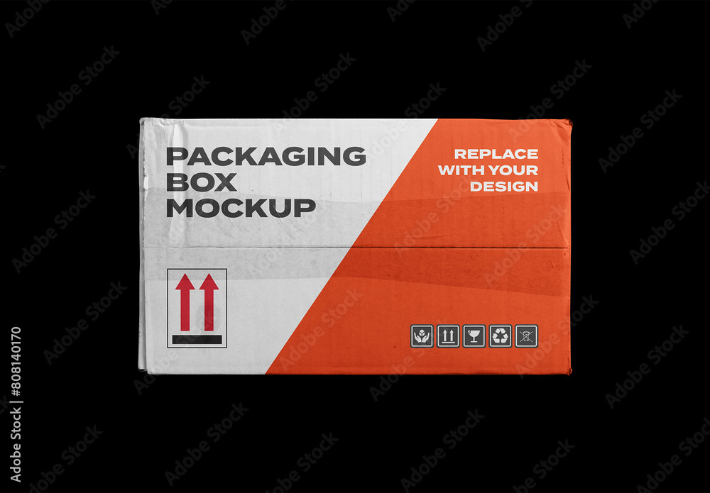 Box Pack Package Identity Branding Texture Paper Cardboard Delivery ...