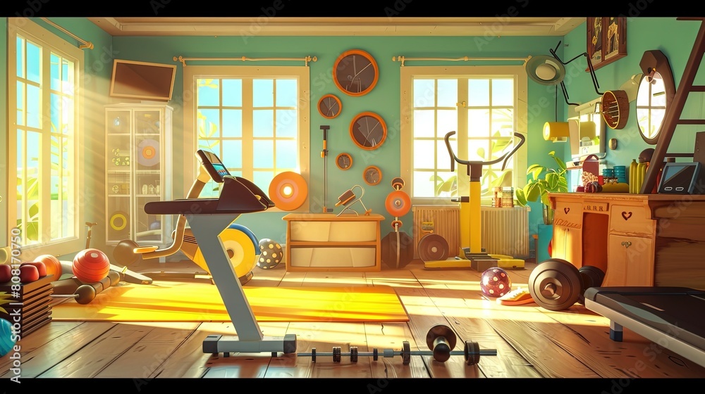 Download free cartoon gym illustrations ,Cartoon gym illustrations ...