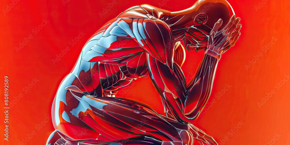 Muscle Strain Suffering: The Tense Muscles and Limited Range of Motion ...