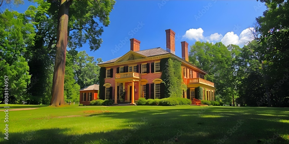 The Home of the First US President and His Wife: George Washington's ...