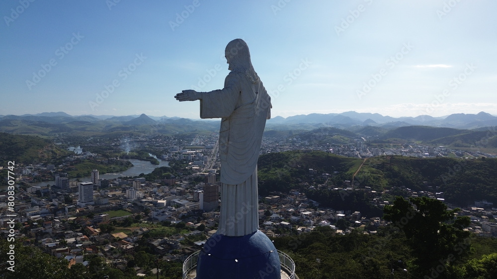 Cristo Redentor Itaperuna-RJ Centro de itaperuna-RJ. Imagens aéreas com drone @dronecidade Stock ...