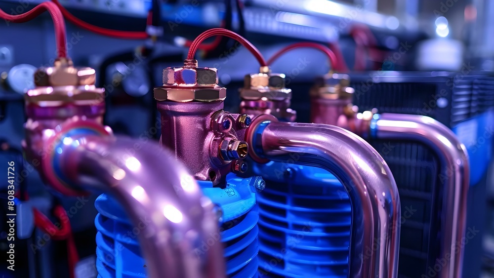 Concentrate on heat exchanger in condenser unit for optimal performance ...