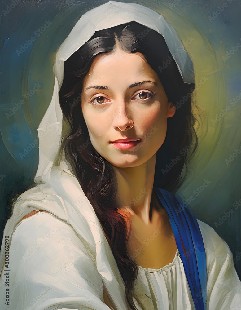 Virgin Mary Mother Of Jesus Stock Illustration Adobe Stock