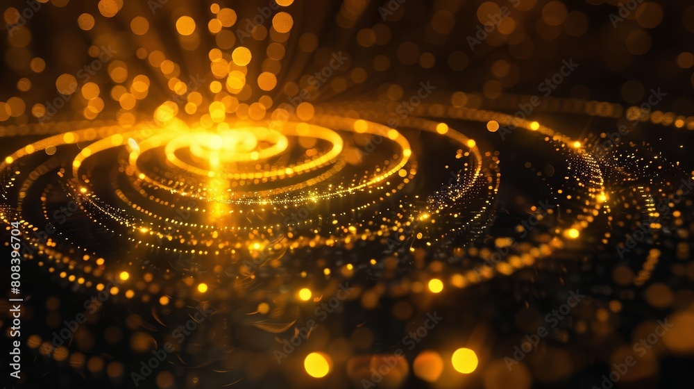 Show Gold Glow HUD icon of marketing, highlighting the golden ...