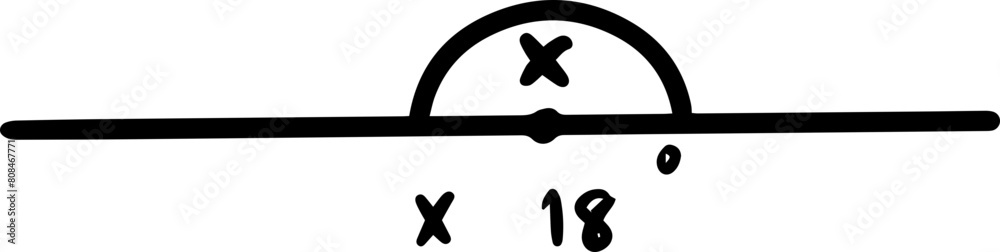 types of angles straight line geometry handwritten Stock Vector | Adobe ...