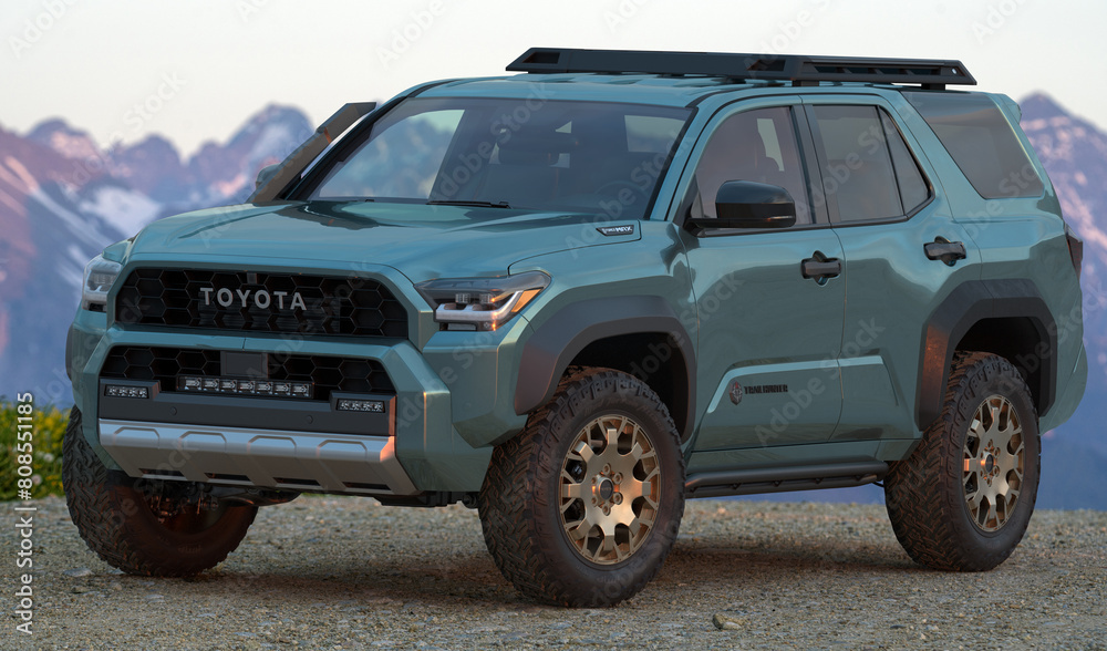 2025 Toyota 4Runner Trailhunter: the Overlanding SUV. Stock Photo ...