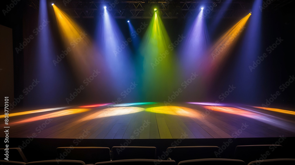 Spectrum of Spotlight, The dynamic essence of a stage set under a ...