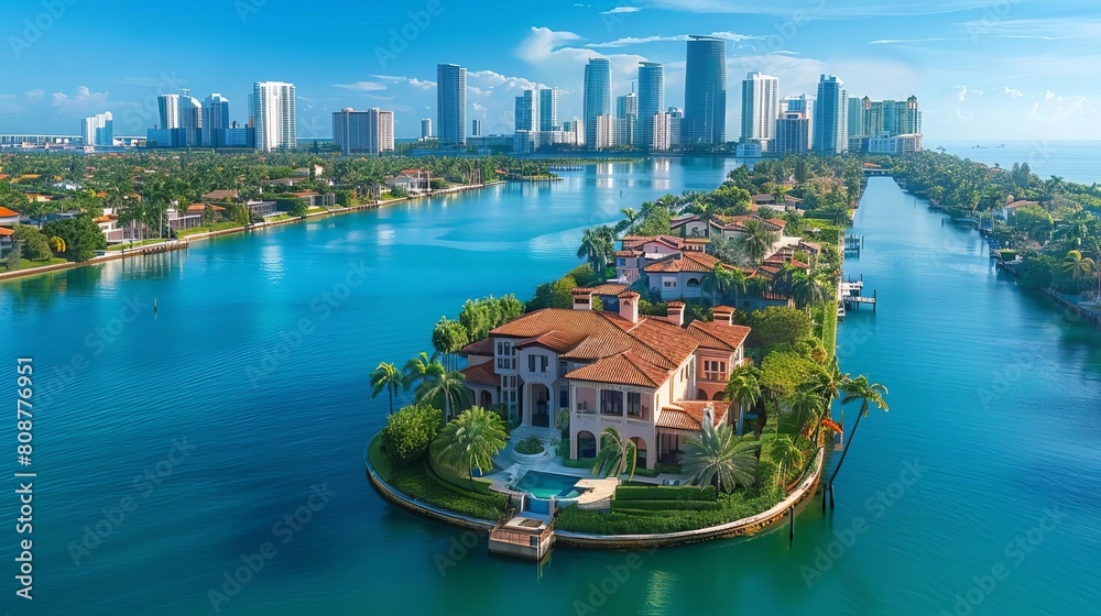 neighborhood community in Florida Luxury houses in Miami modern home ...