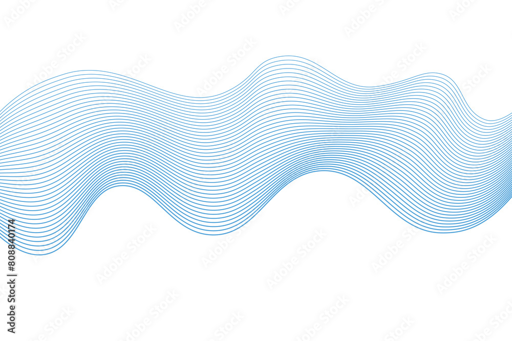 abstract line wave background design with glowing Shiny wave element ...