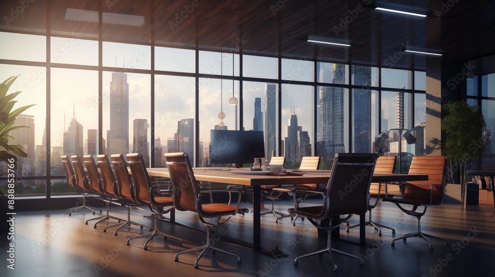 conference room, office room, office with windows, Zoom Virtual ...