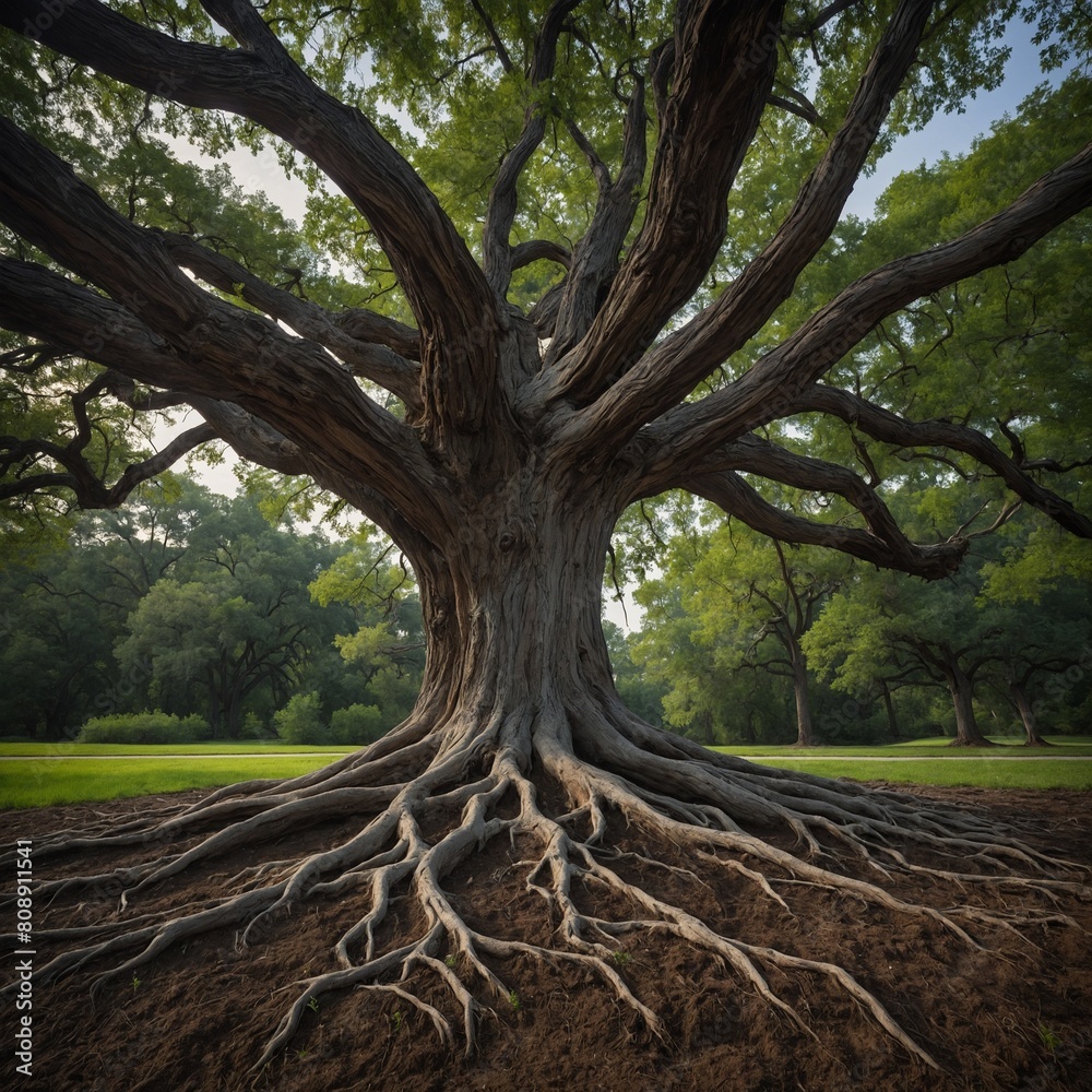 Helen Keller's Legacy: An image of a tree with roots firmly planted in ...