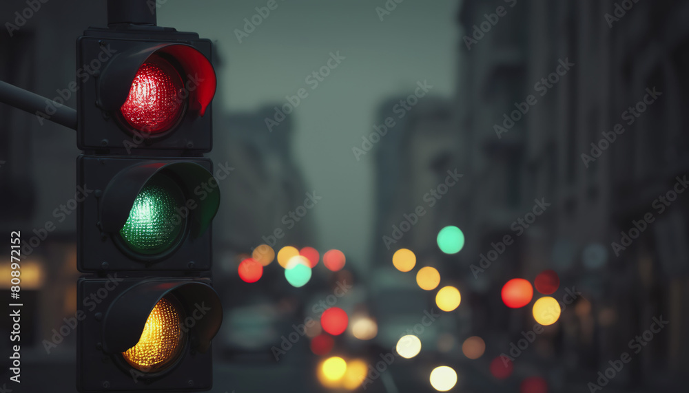 Traffic lights over urban intersection. International Traffic Light Day ... Traffic lights over urban intersection. International Traffic Light Day ...