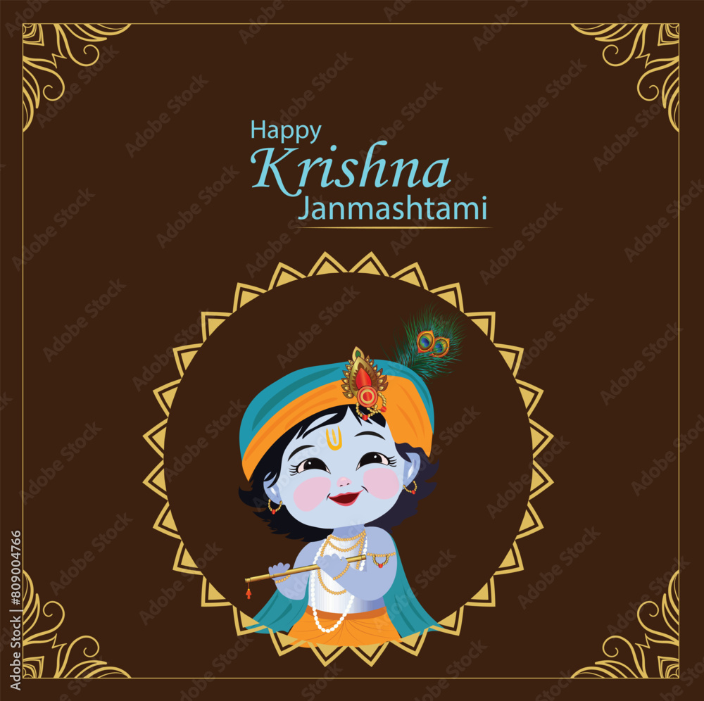 Happy Krishna Janmashtami, Birthday of Lord Krishna Greetings post for ...