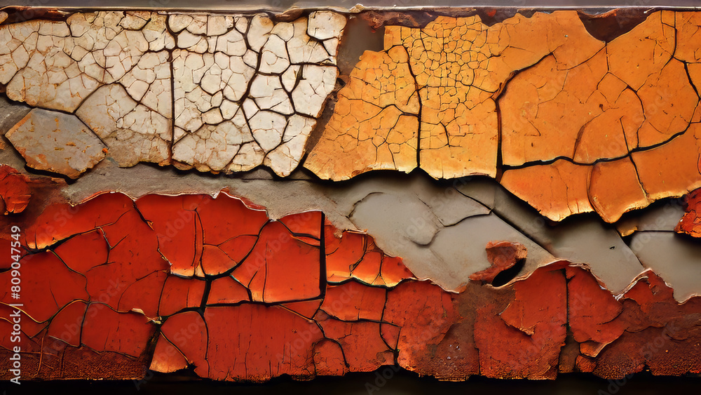 textured surface resembling crackled ceramic, with intricate patterns ...