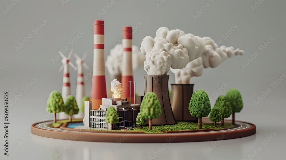 Comparative Infographic Visualizing Nuclear Energy Output and ...