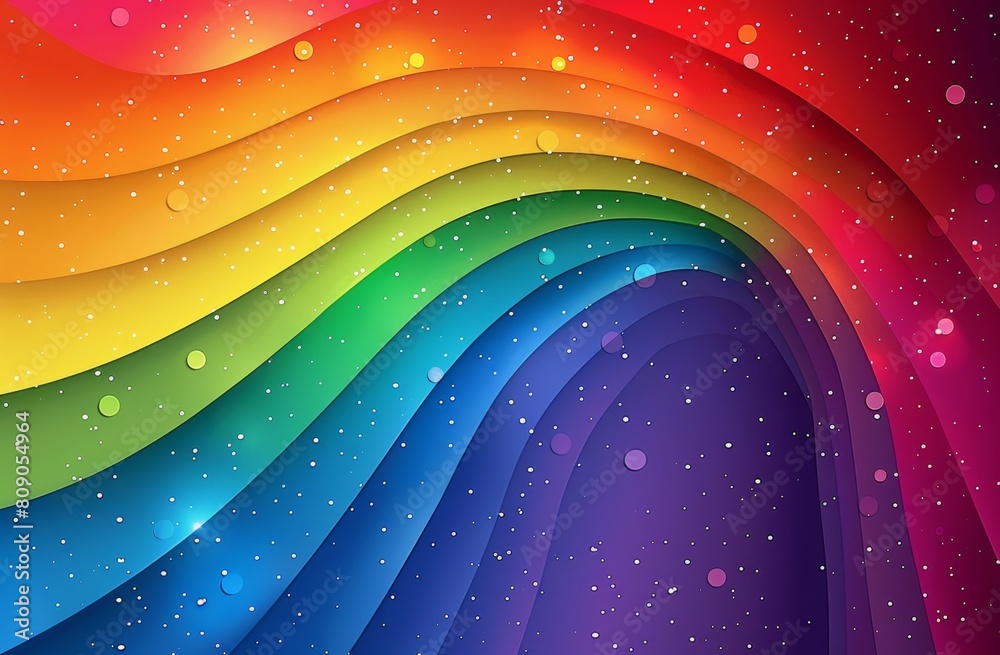 Proud LGBTQ+ Pride Month Celebration in Vibrant 4K Wallpaper，Pride day ...
