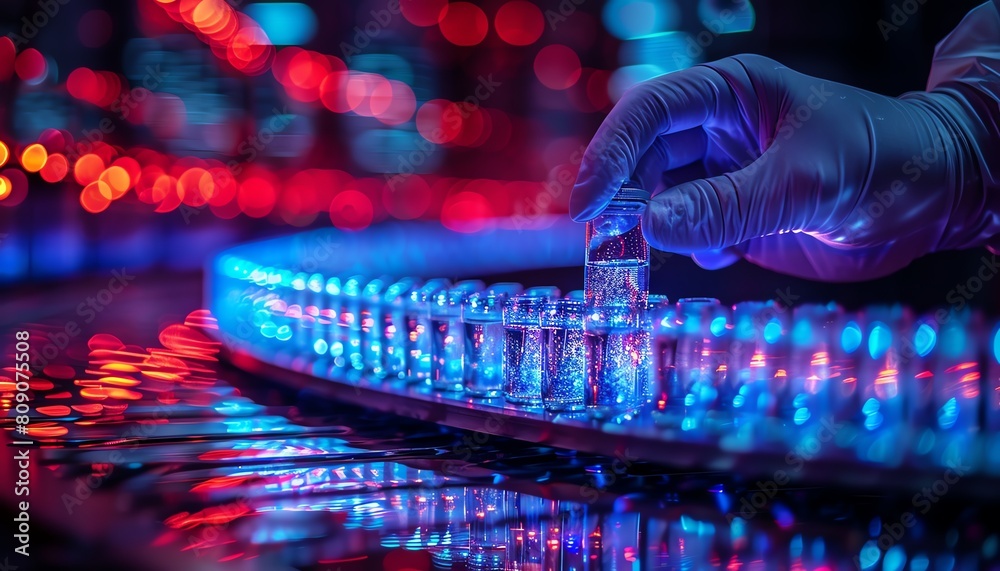 Manufacturing process of antibiotics in a pharmaceutical plant ...