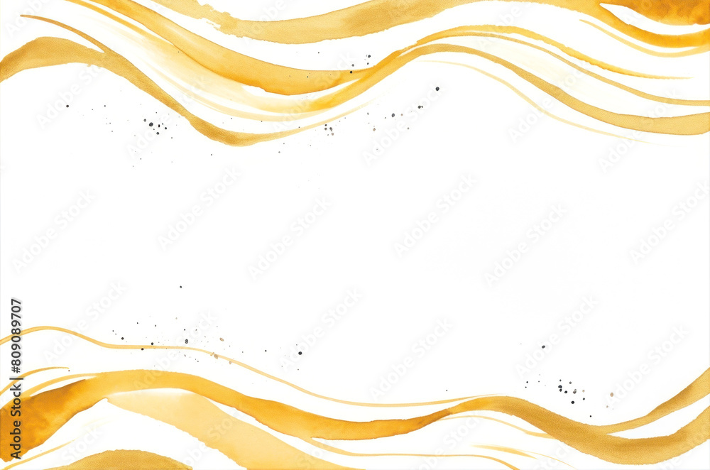 PNG Wave border frame paper backgrounds sketch. AI generated Image by ...