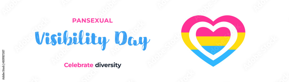 Vecteur Stock Pansexual Awareness and Visibility Day 24th May ...