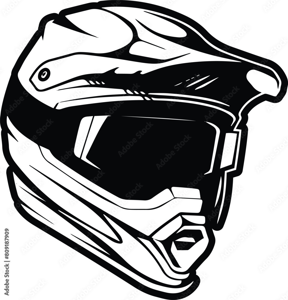 Motocross Helmet Dirt bike ATV UTV Racing Snowmobile Motorcycle ...