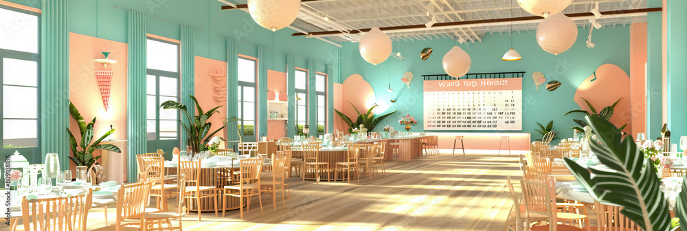 Event Planner's Wall: Covered in event theme ideas, seating charts, and ...