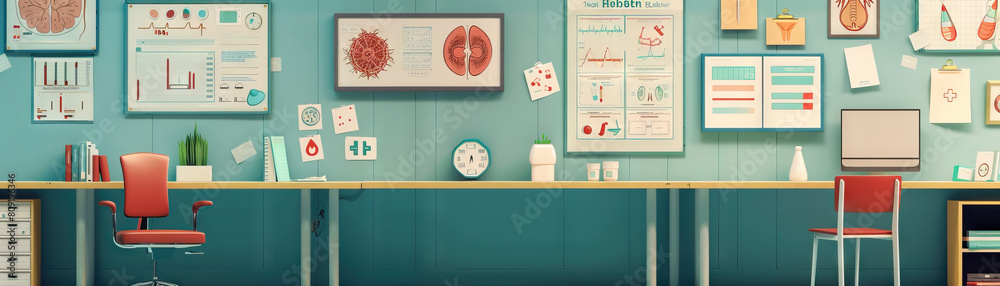 Public Health Specialist's Wall: Covered in public health awareness ...