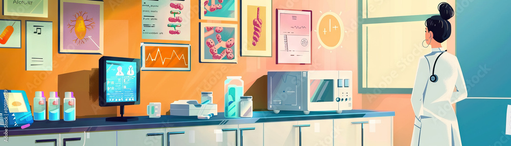 Public Health Specialist's Wall: Covered in public health awareness ...