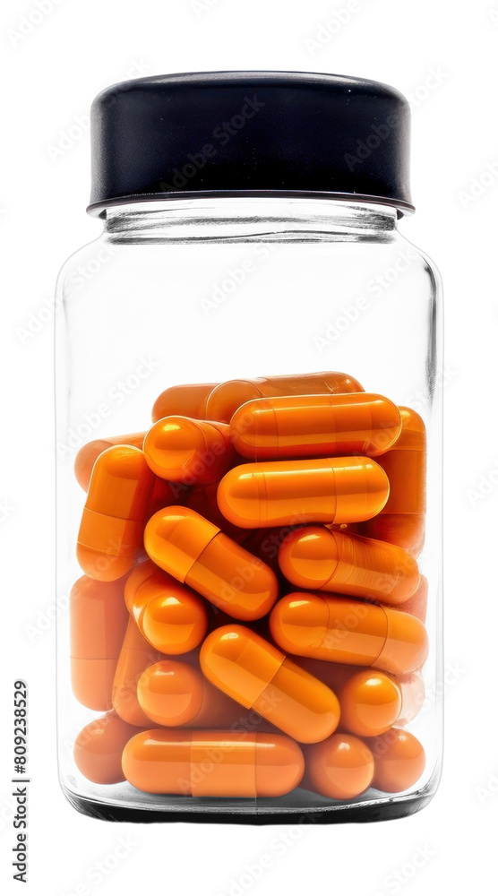 PNG Capsule medicine bottle pill jar. AI generated Image by rawpixel ...