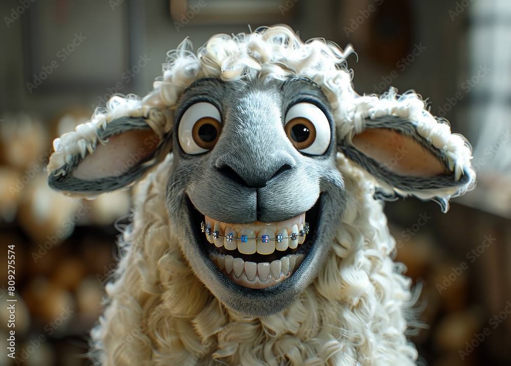 Shaun the Sheep is back with new trailer. A cute sheep with braces on ...