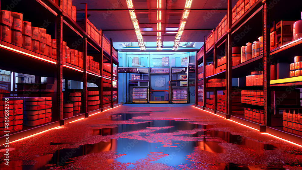 Digital back ground ideal for technological operations neural networks ...