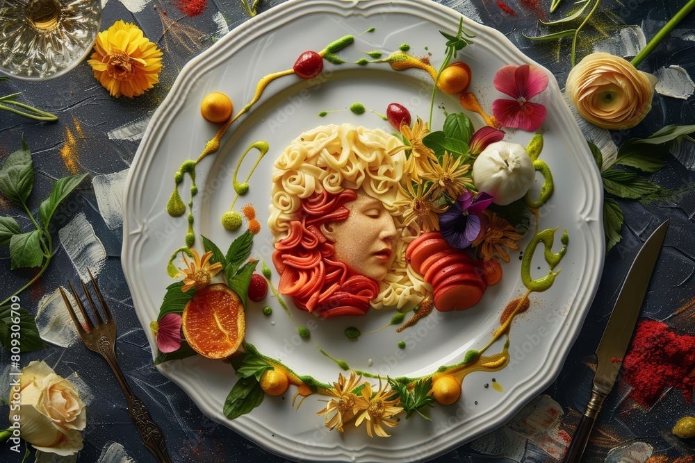 A gourmet restaurant creates dishes that mimic famous artworks ...