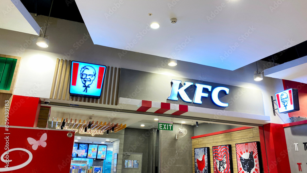 KFC shop in AEON Mall in PhnomPenh, Cambodia Stock Photo | Adobe Stock