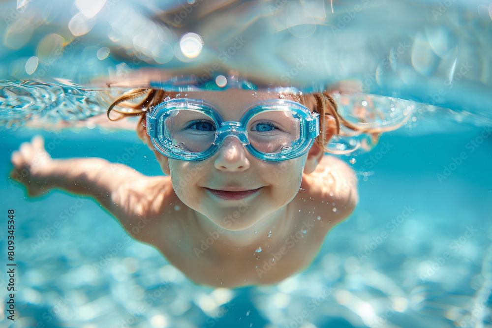 The Importance of Learning to Swim: kid not afraid to swim under water ...