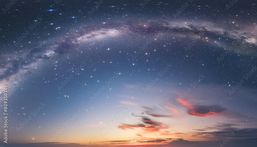 360 degree space background with nebula and stars equirectangular ...