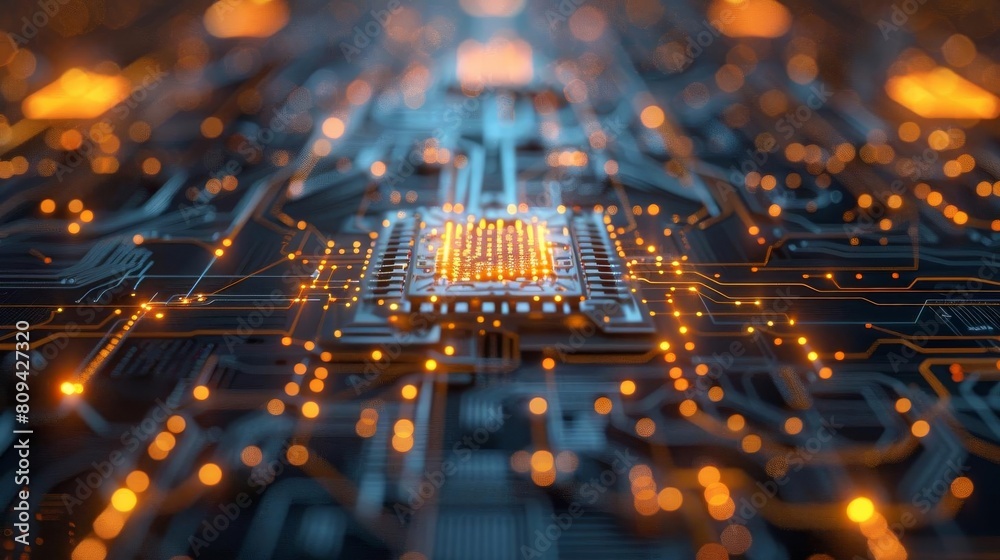 Quantum computing schematic, perfect for advanced computing technology ...