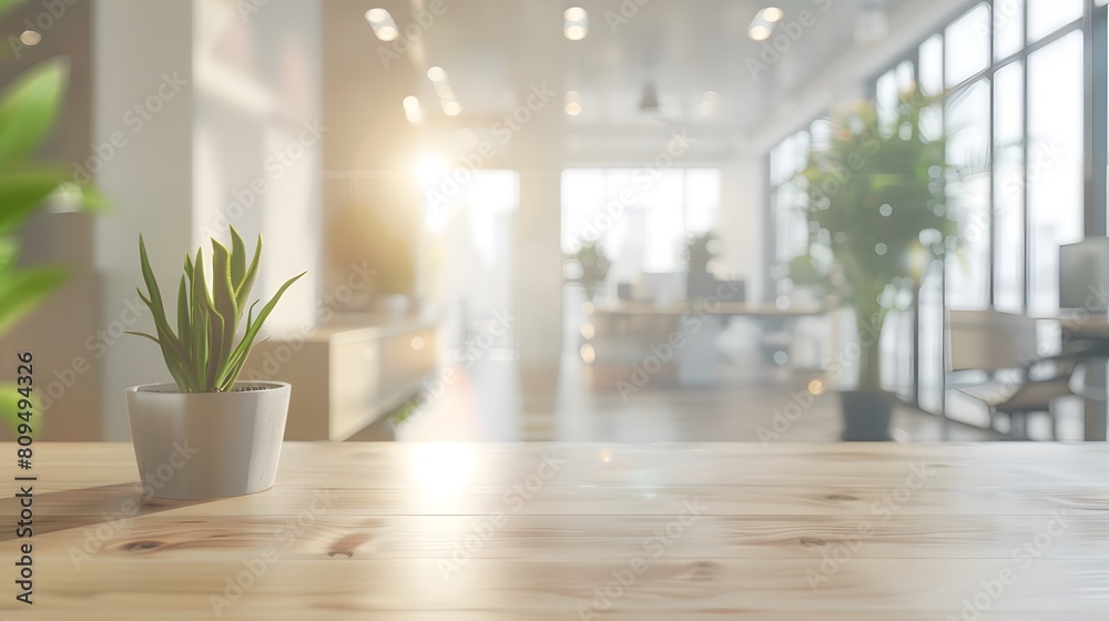 Blurred office interior space background. Blurred of office, for ...