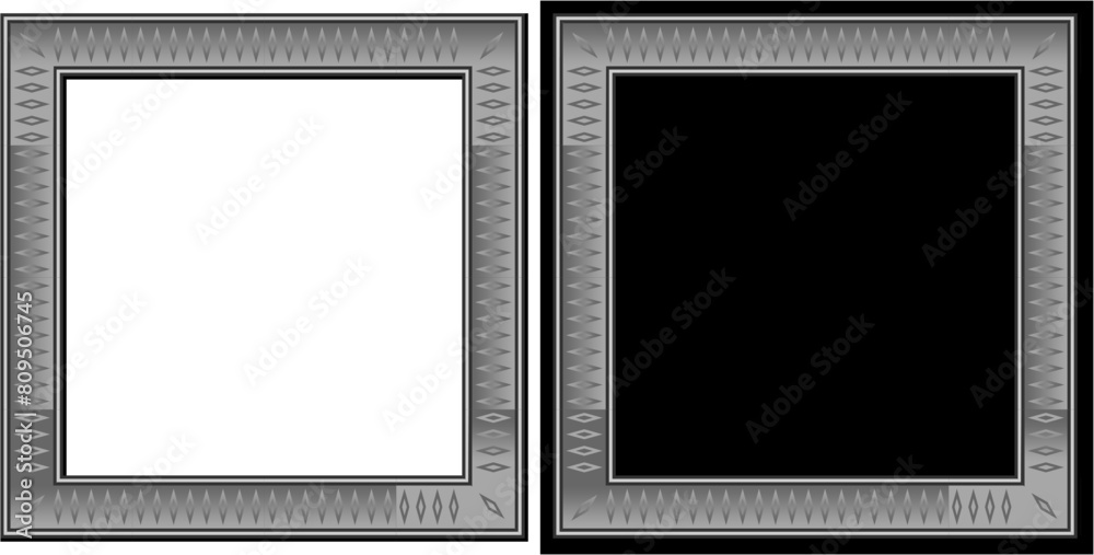 graphite vector border frame Stock Vector | Adobe Stock
