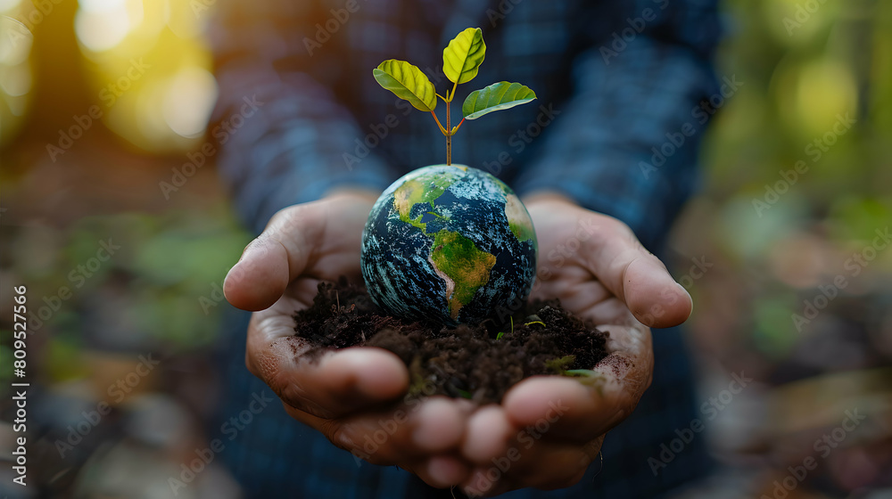 Photo realistic as NGO Director Promoting Sustainable Development Goals ...