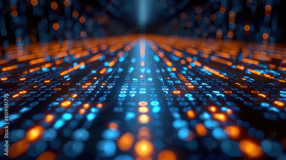 Futuristic high-definition digital fusion, clever integration of ...