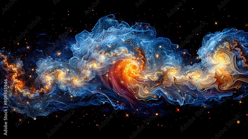 Futuristic high-definition digital fusion, clever integration of ...