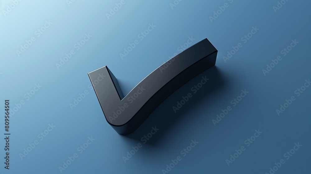 Checkmark with a Shadow Icon: A checkmark with a subtle shadow effect ...